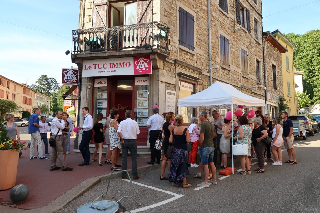 Inauguration de l'agence Le TUC IMMO Lagnieu - Eric Mey Le Blog